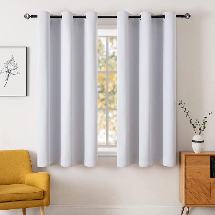 Eider And Ivory™ Saltspring Polyester Blackout Curtain Pair Wayfair